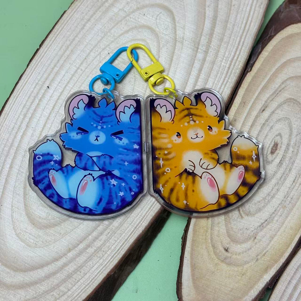 Custom Sided Magnet Acrylic Keychains – Tigerkin shop