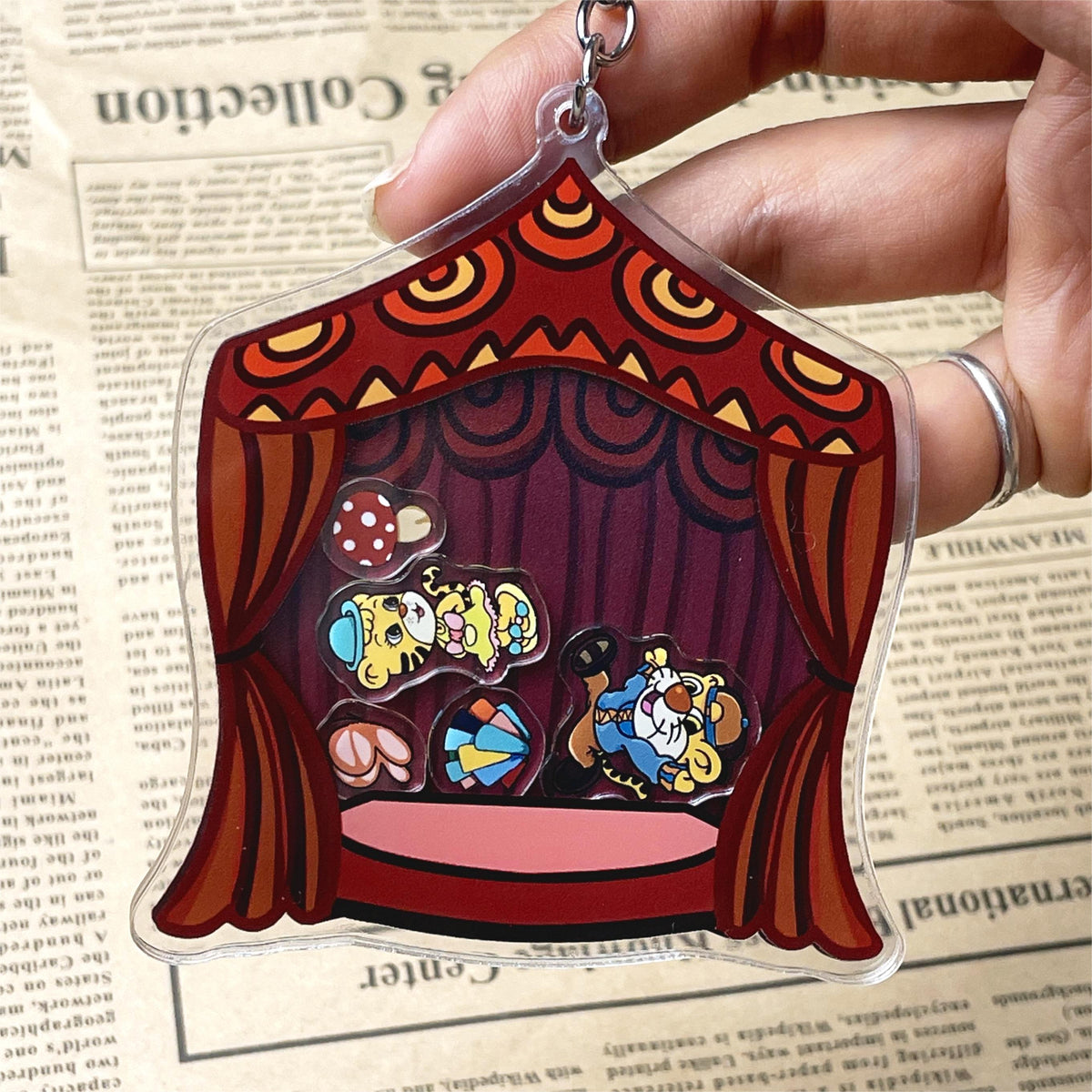 Custom Acrylic Shaker Keychains – Tigerkin shop